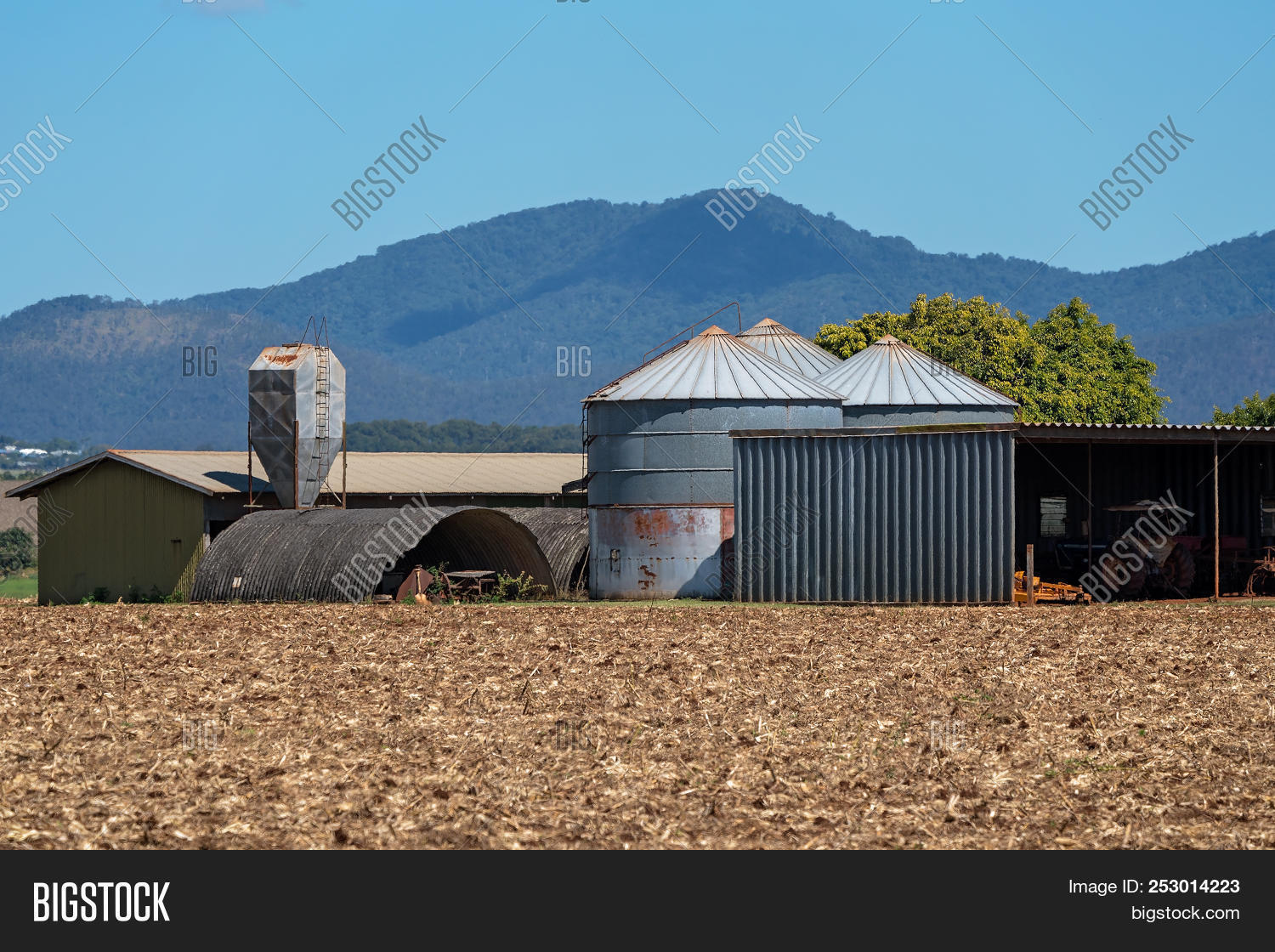 Grain Storage Sheds On Image & Photo (Free Trial) | Bigstock