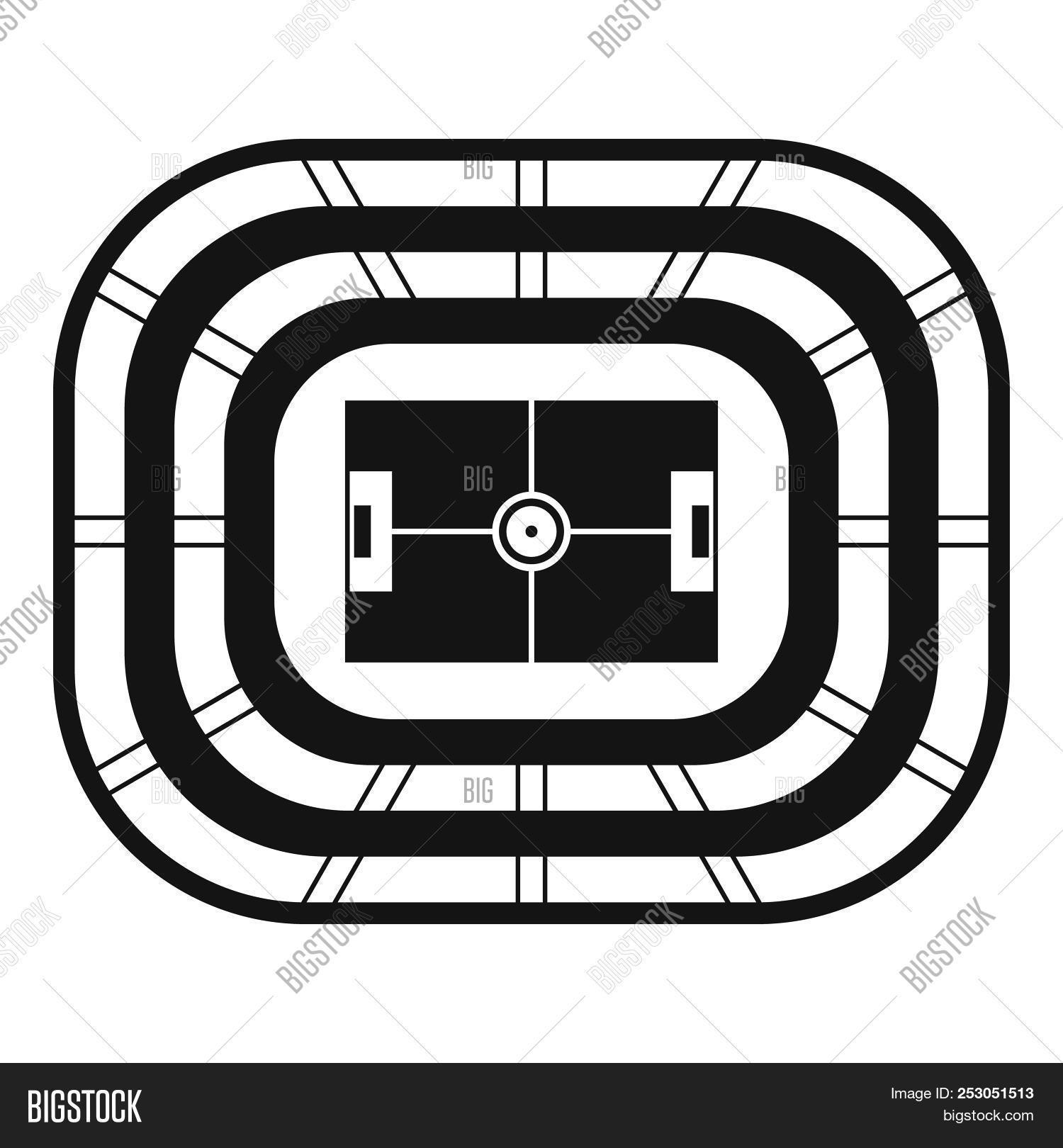 Top View Stadium Icon Image & Photo (Free Trial) | Bigstock