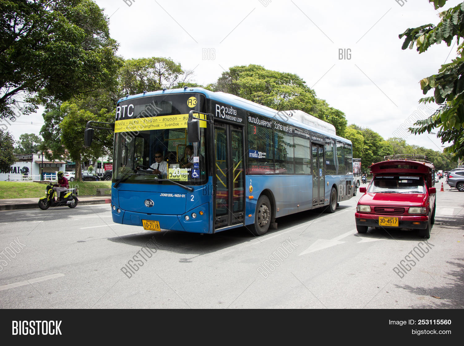 Blk Bus Rtc Chiangmai Image & Photo (Free Trial) | Bigstock