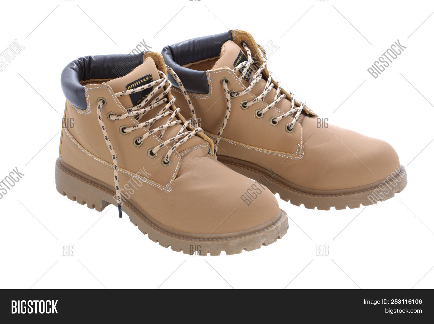 Brown Work Boots Image & Photo (Free Trial) | Bigstock