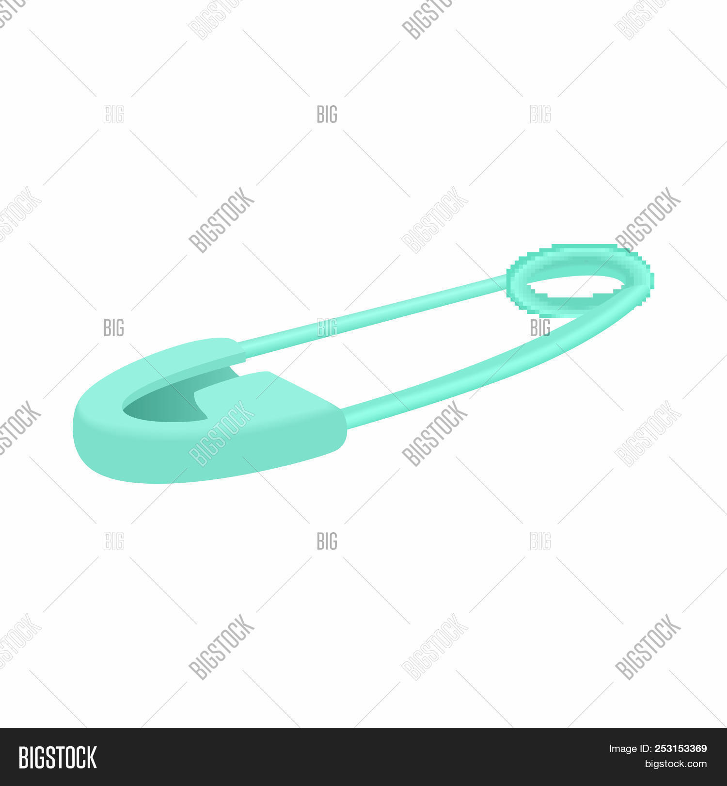 Pin Icon Cartoon Style Image & Photo (Free Trial) | Bigstock