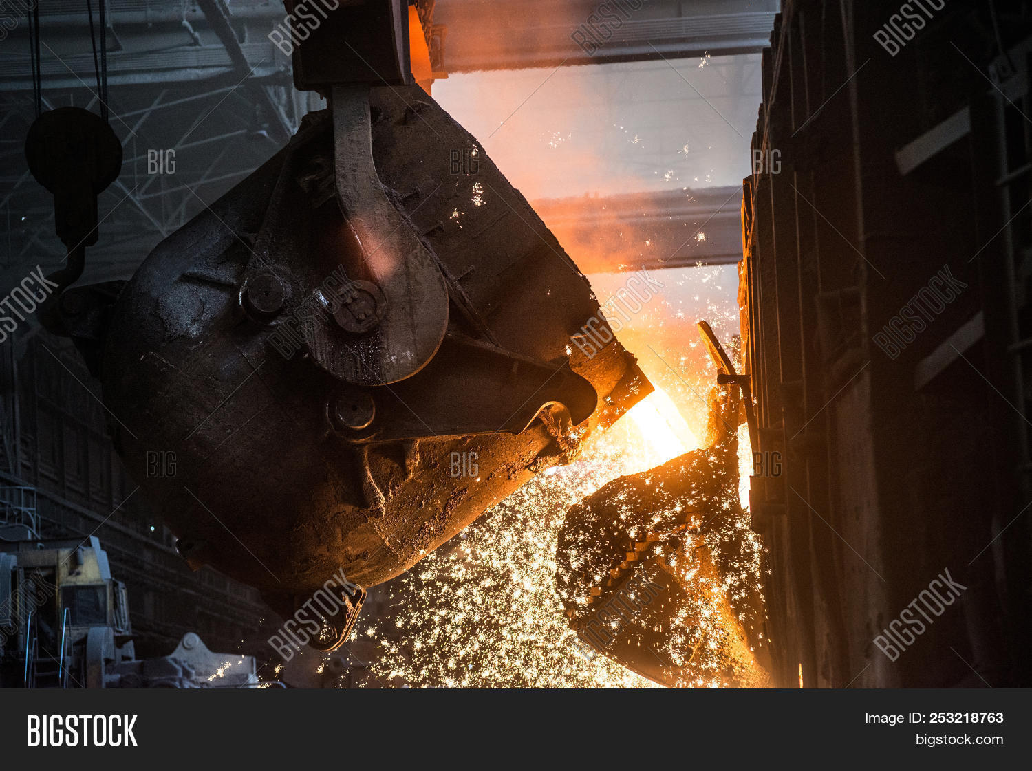 Pouring Liquid Metal Image & Photo (Free Trial) | Bigstock