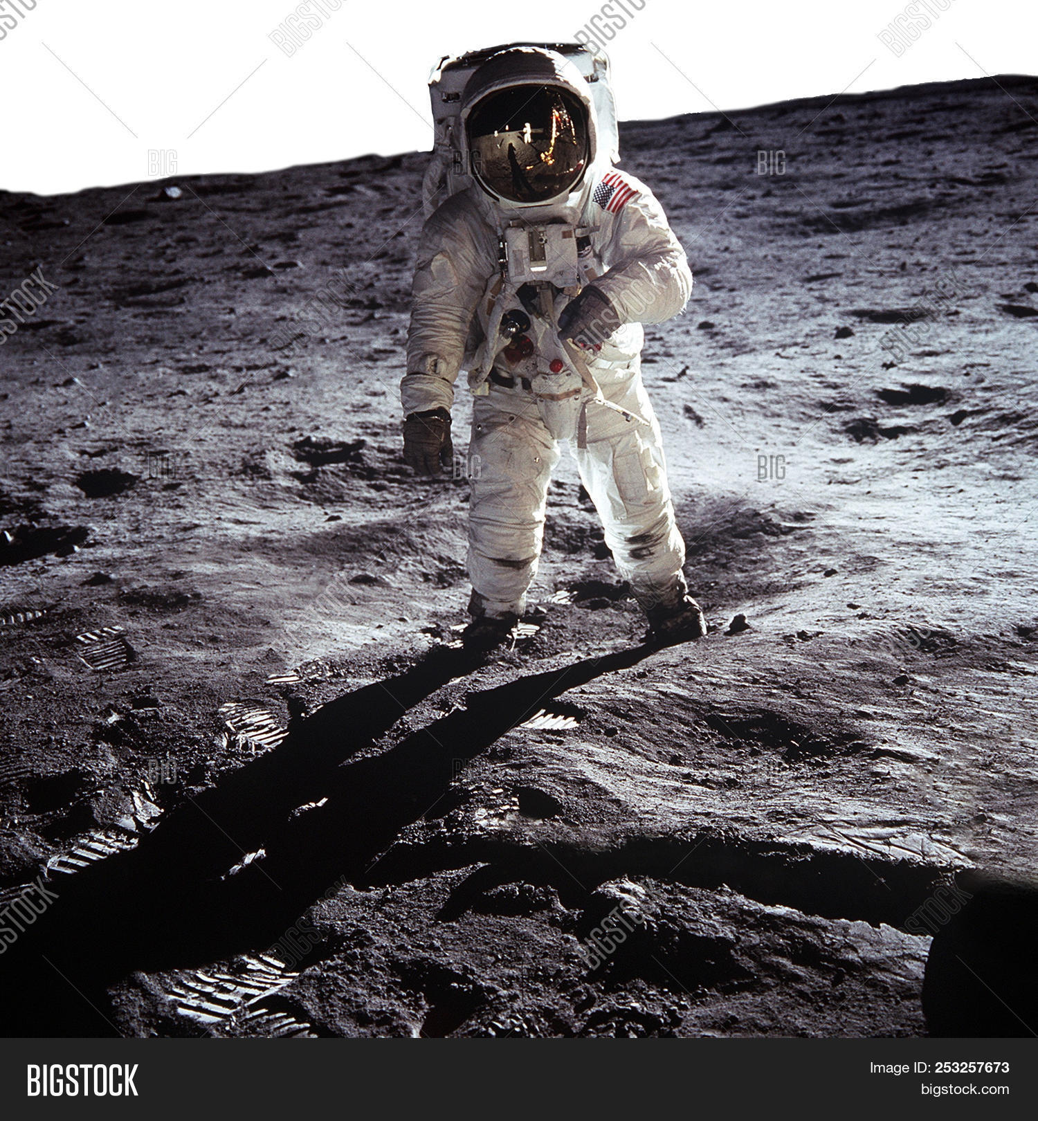 First Man On Moon. Image & Photo (Free Trial) | Bigstock