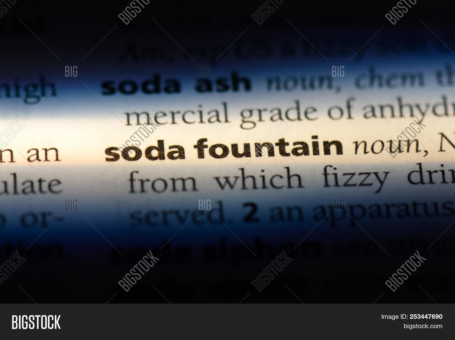 Soda Fountain Word Image & Photo (Free Trial) | Bigstock