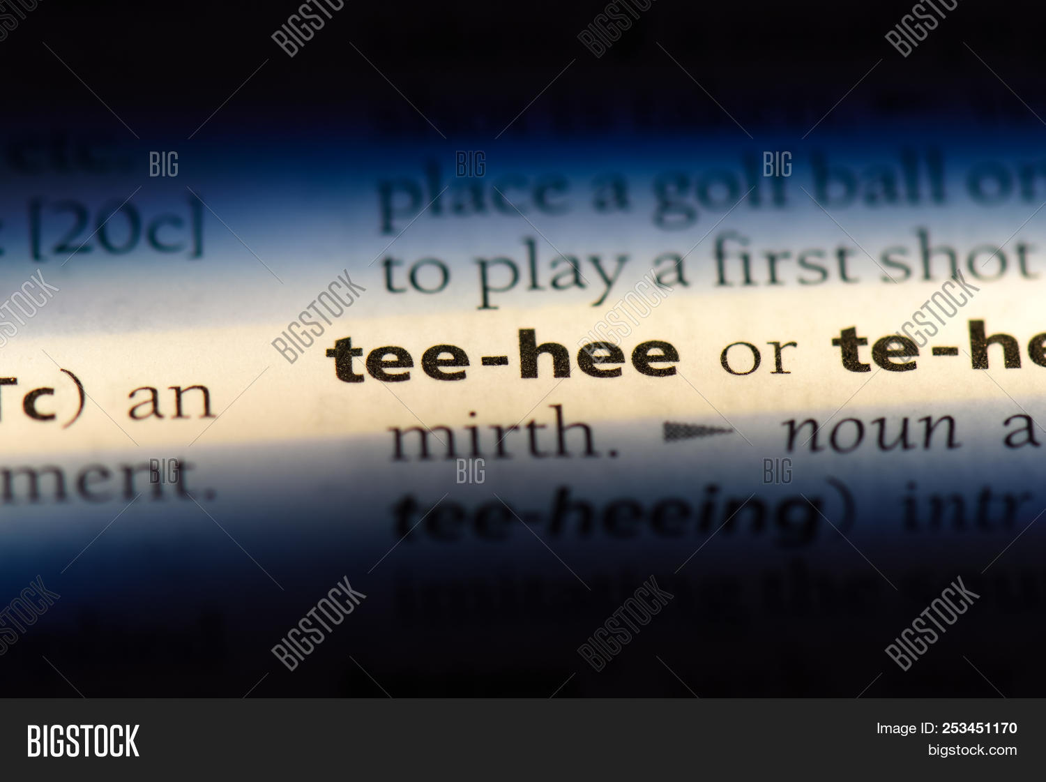 Tee Hee Word Image & Photo (Free Trial) | Bigstock