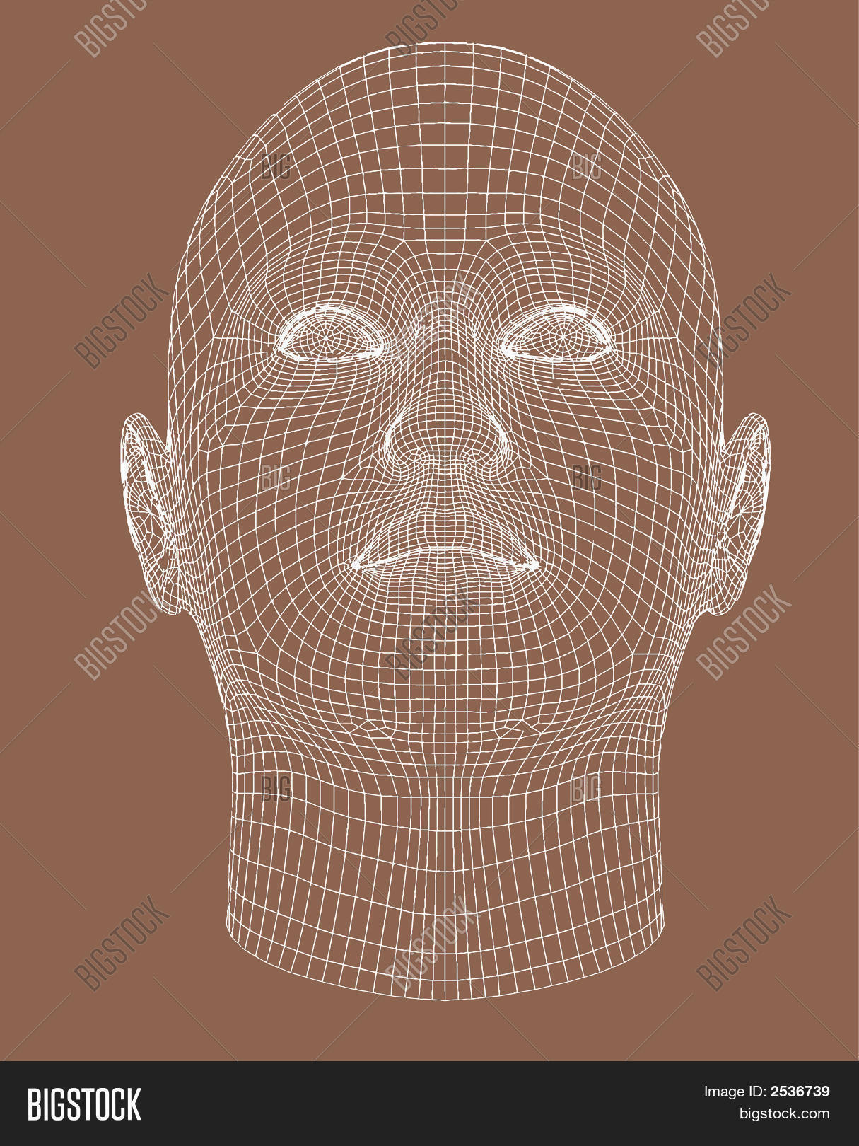 Full-Face Wireframe Vector & Photo (Free Trial) | Bigstock