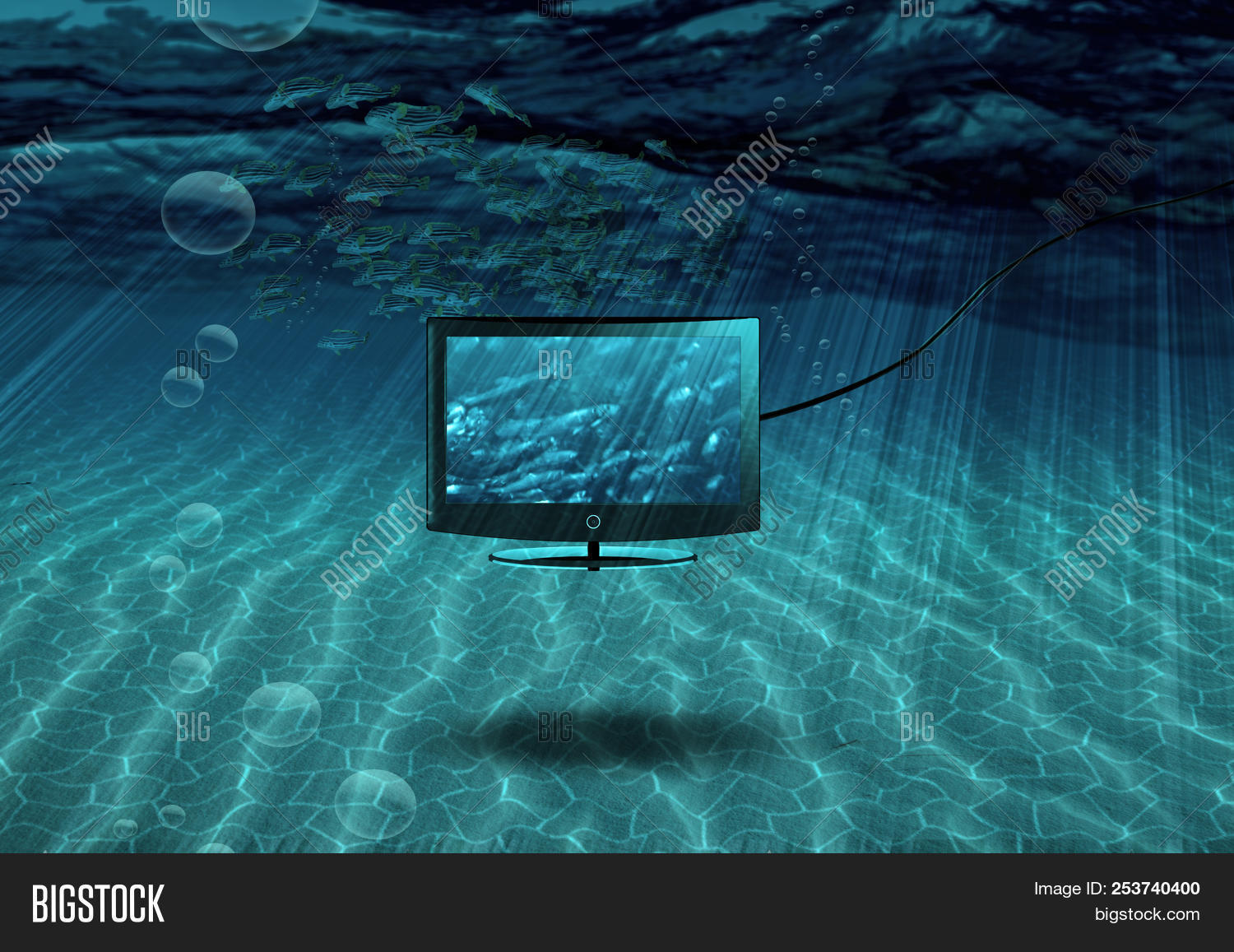 Undersea TV School Image & Photo (Free Trial) | Bigstock