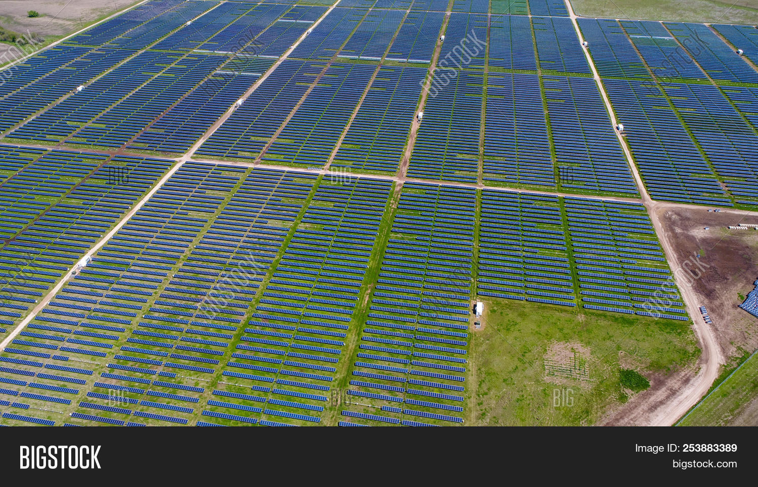 Huge Solar Panel Field Image & Photo (Free Trial) | Bigstock