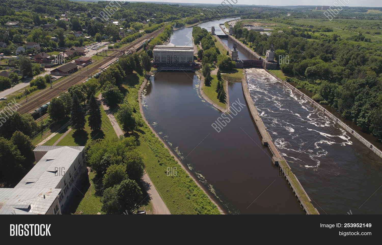 Sluice Gates On River Image & Photo (Free Trial) | Bigstock