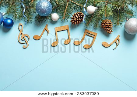 Christmas Music Notes Background Images, Illustrations & Vectors (Free ...
