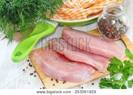 Raw Chicken Fillet On Image & Photo (Free Trial) | Bigstock