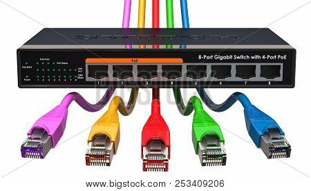 8 Port Gigabit Image & Photo (Free Trial) | Bigstock