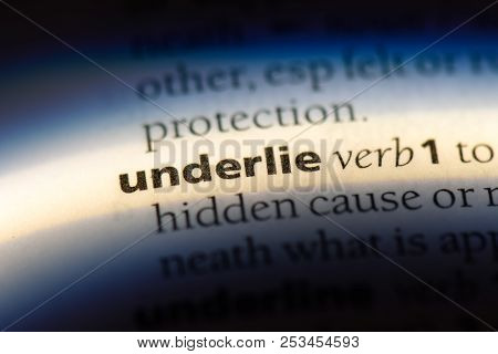 Underlie Word Image & Photo (Free Trial) | Bigstock