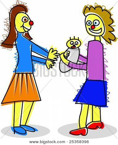 Cartoon Mum Vector & Photo (Free Trial) | Bigstock