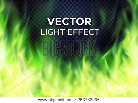Burning Green Fire Vector & Photo (Free Trial) | Bigstock