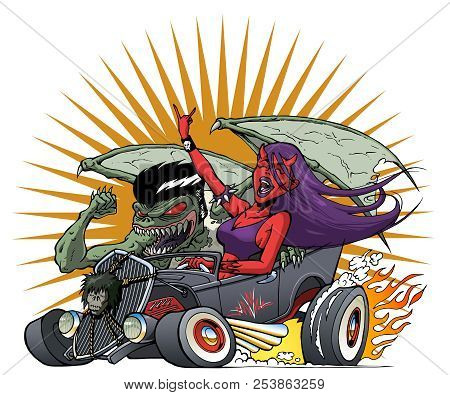 Monster Hot Rod Image & Photo (Free Trial) | Bigstock