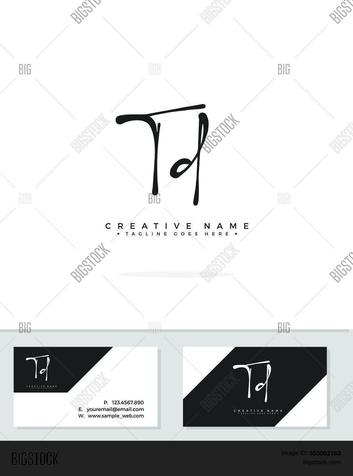 T D Td Initial Logo Vector & Photo (Free Trial) | Bigstock