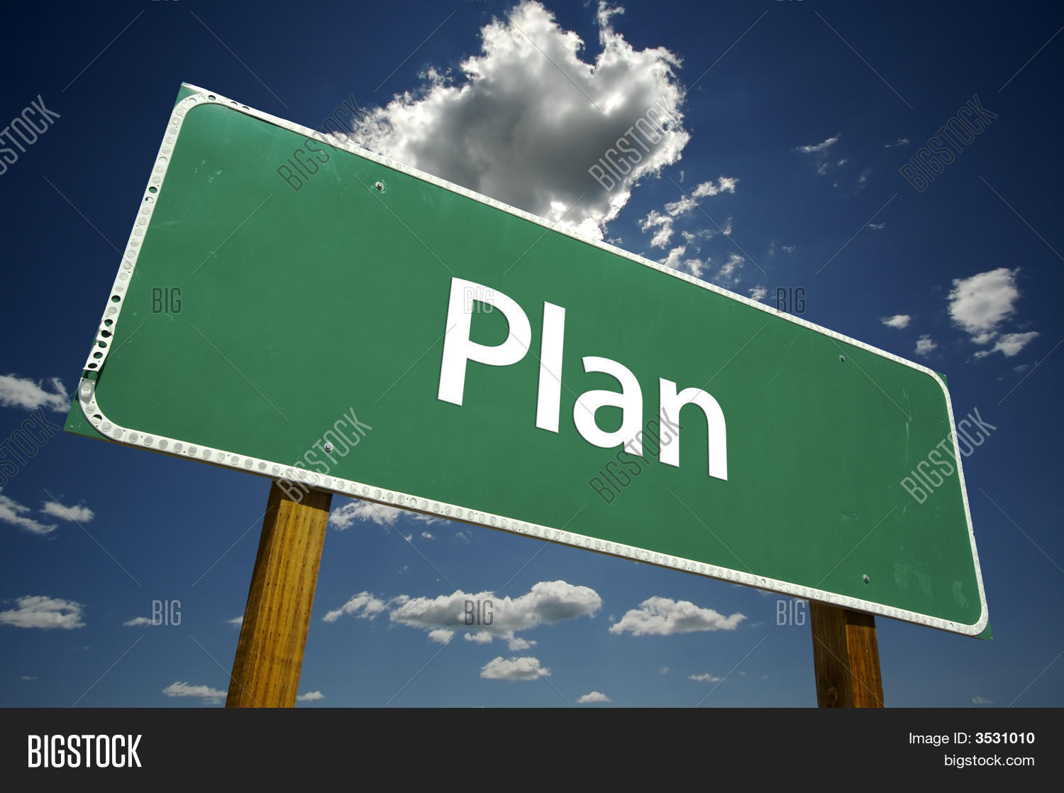 Plan Road Sign Image & Photo (Free Trial) | Bigstock