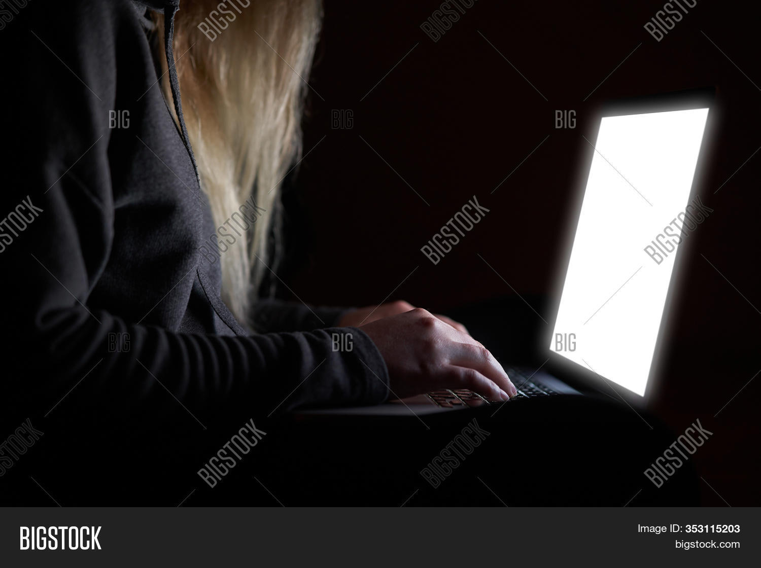Overhead Hacker Hood Image & Photo (Free Trial) | Bigstock