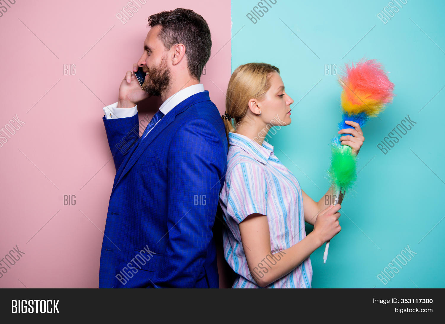 Boss Employee. Call Image & Photo (Free Trial) | Bigstock