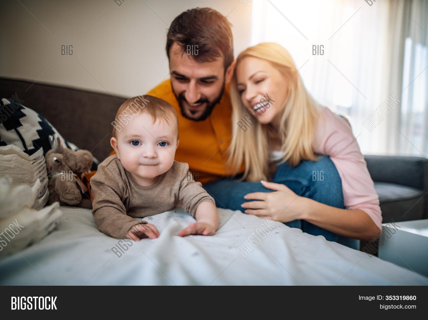 Happy Parents Changing Image & Photo (Free Trial) | Bigstock