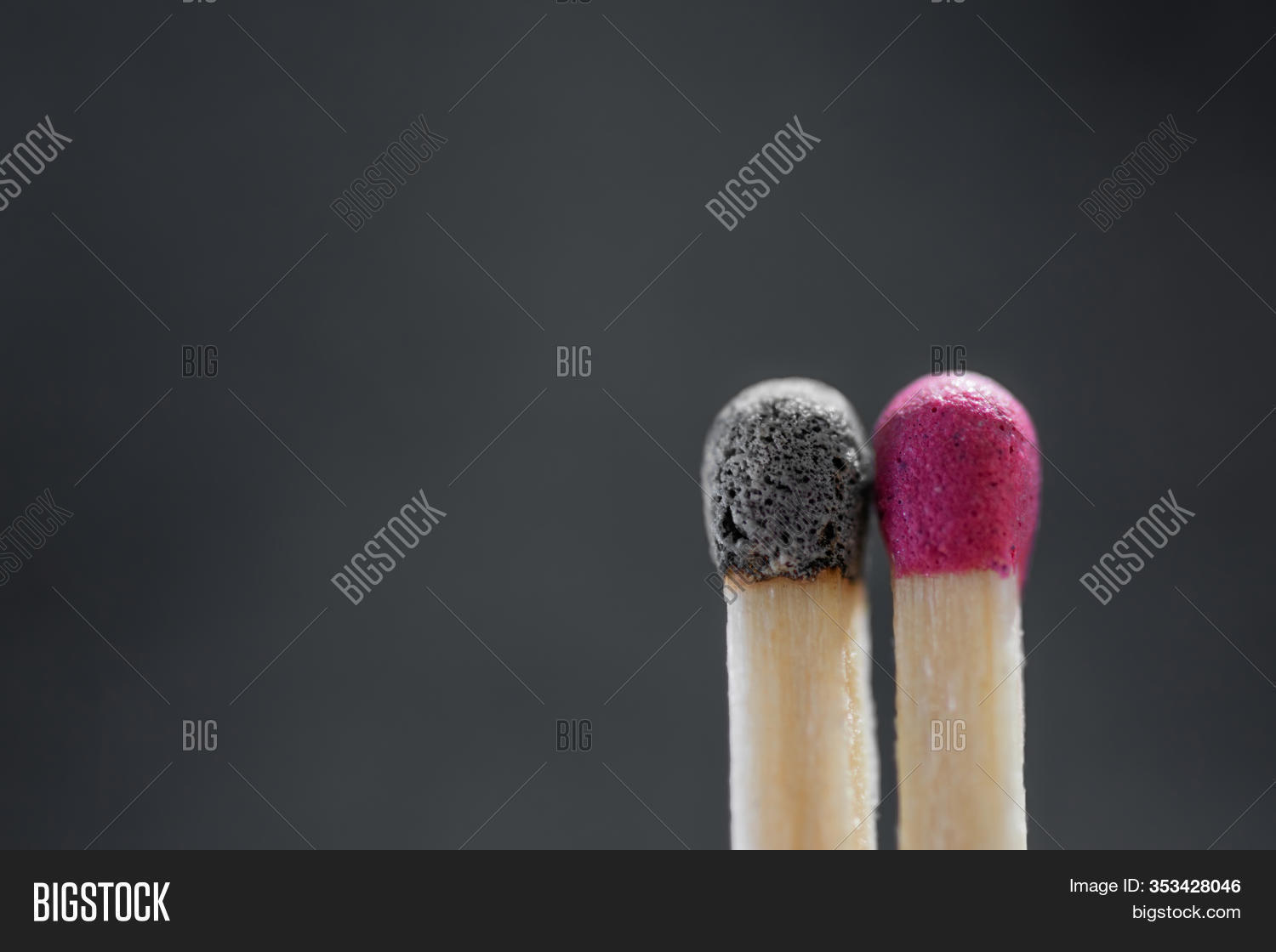 Burnt Matchstick Close Image & Photo (Free Trial) | Bigstock