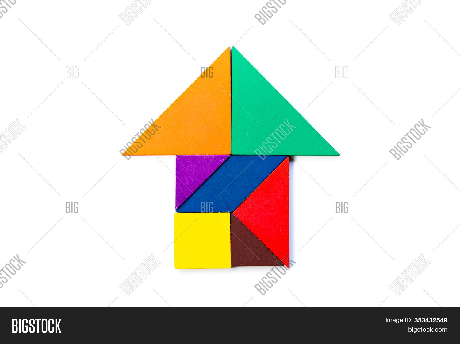 Color Wood Tangram Image & Photo (Free Trial) | Bigstock