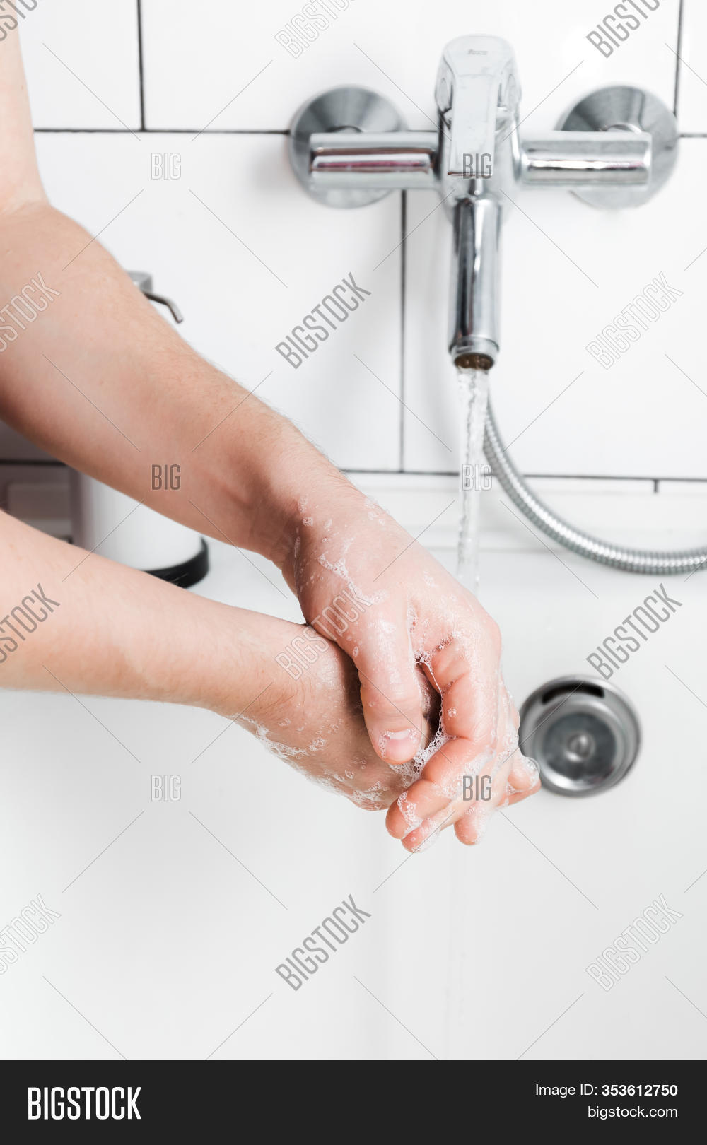 Man Washing Soapy Image And Photo Free Trial Bigstock