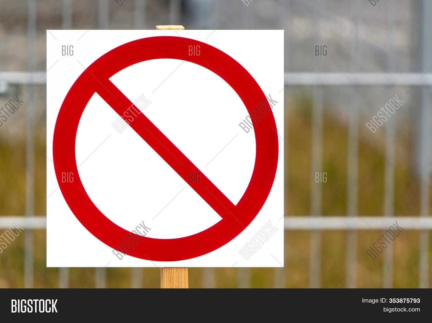 Forbidding Sign, White Image & Photo (Free Trial) | Bigstock