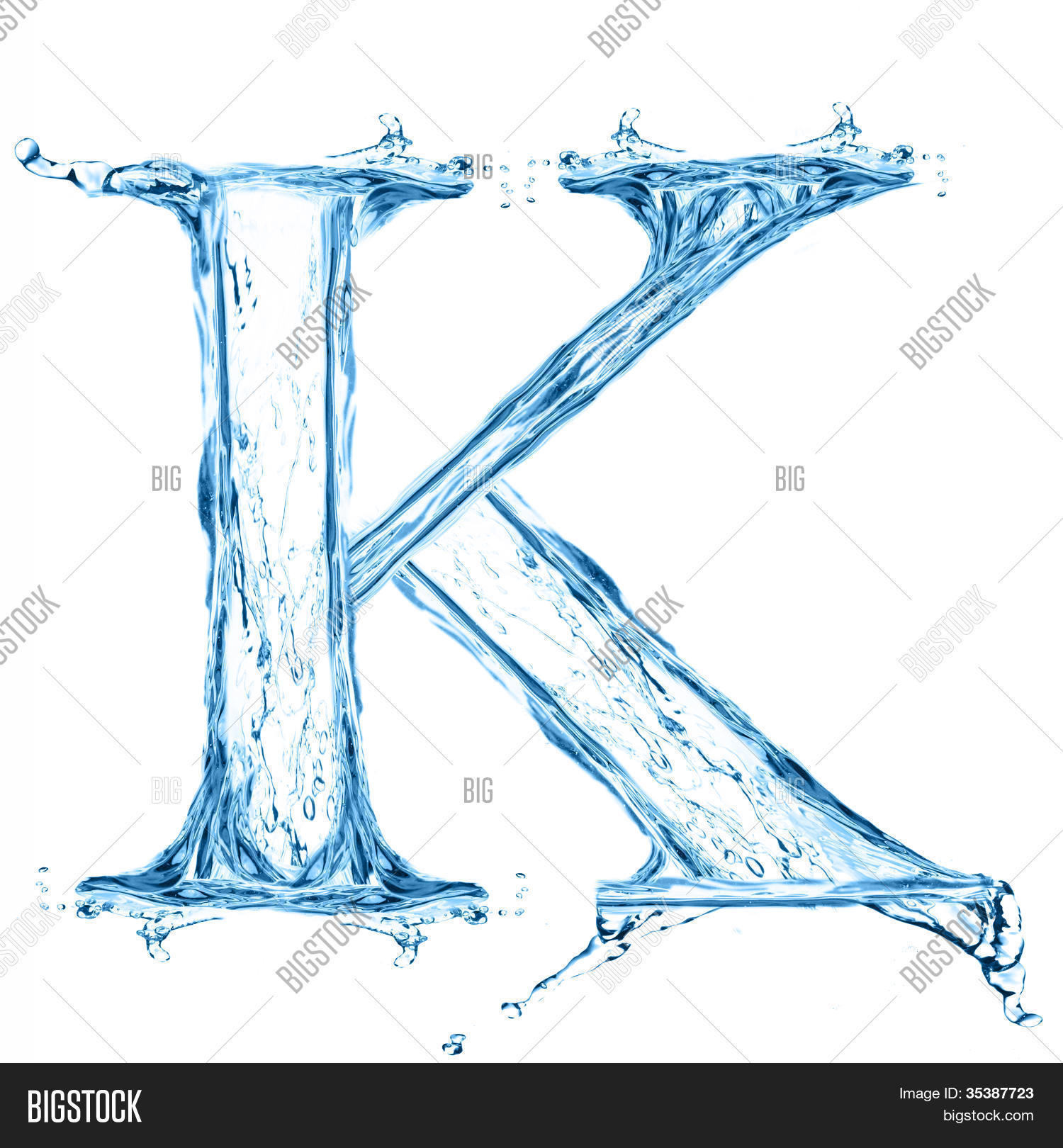 One Letter Water Image & Photo (Free Trial) | Bigstock