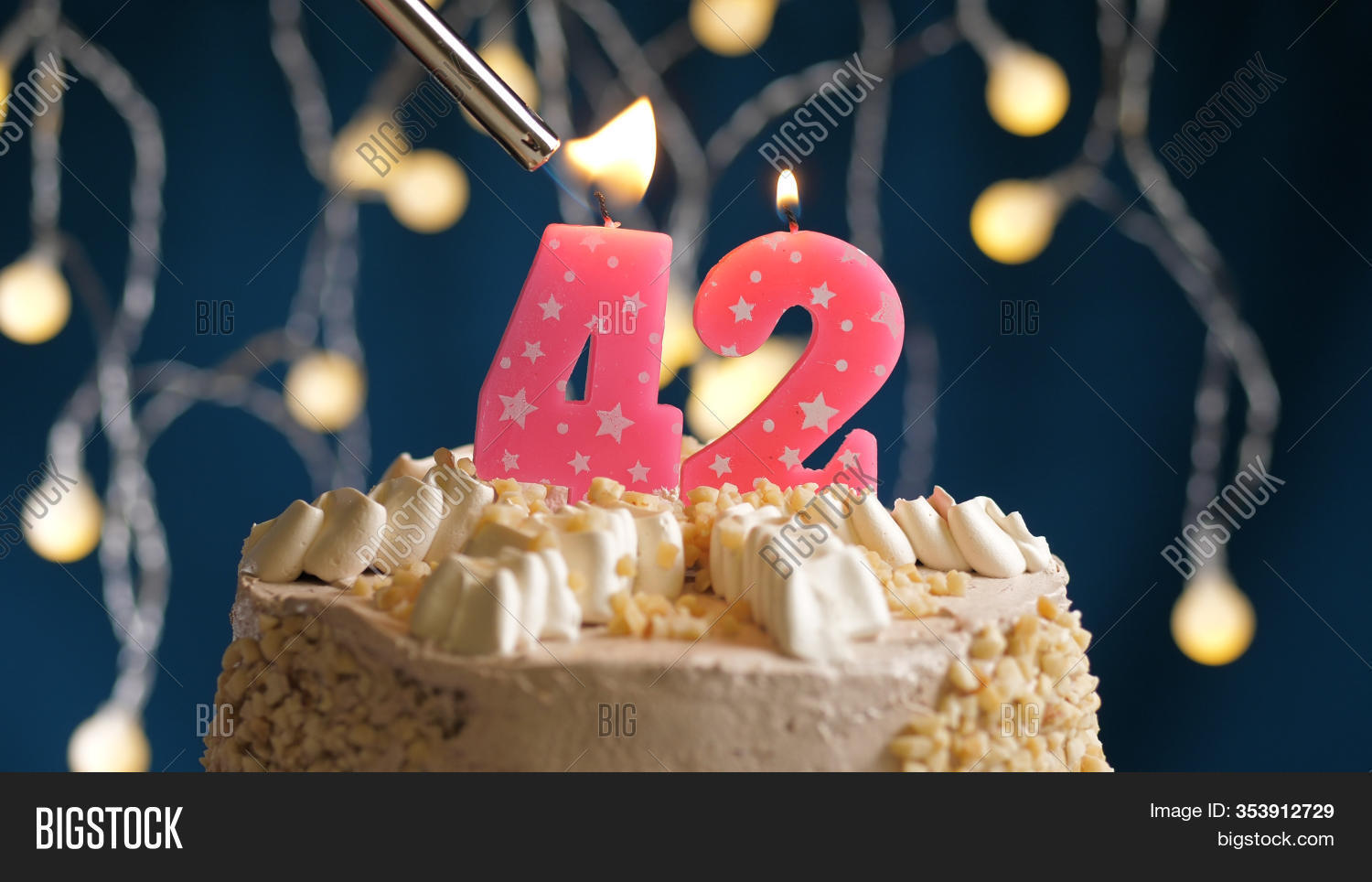 Birthday Cake 42 Image & Photo (Free Trial) | Bigstock