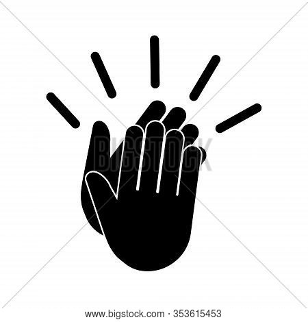 Clapping Hands Black And White