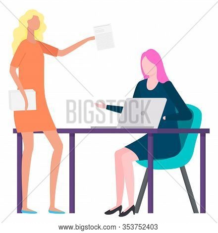 Woman Brokers Buy Vector & Photo (Free Trial) | Bigstock