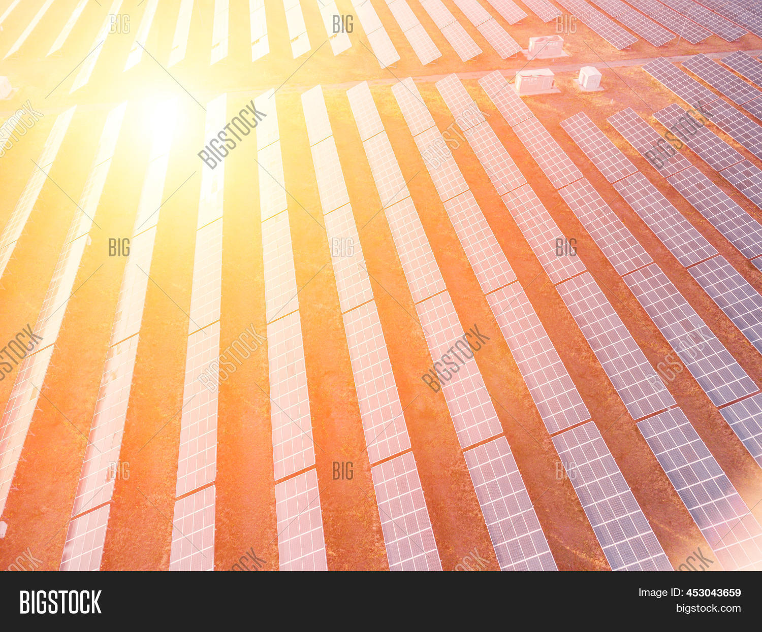 Aerial Top View Solar Image & Photo (Free Trial) | Bigstock