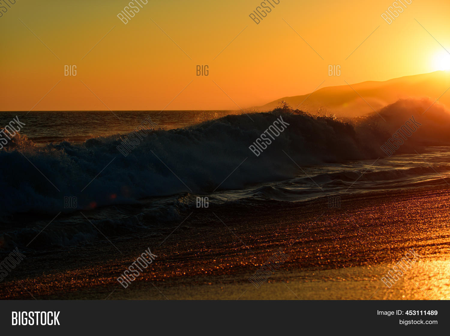 Gold Sky Sea Water. Image & Photo (Free Trial) | Bigstock