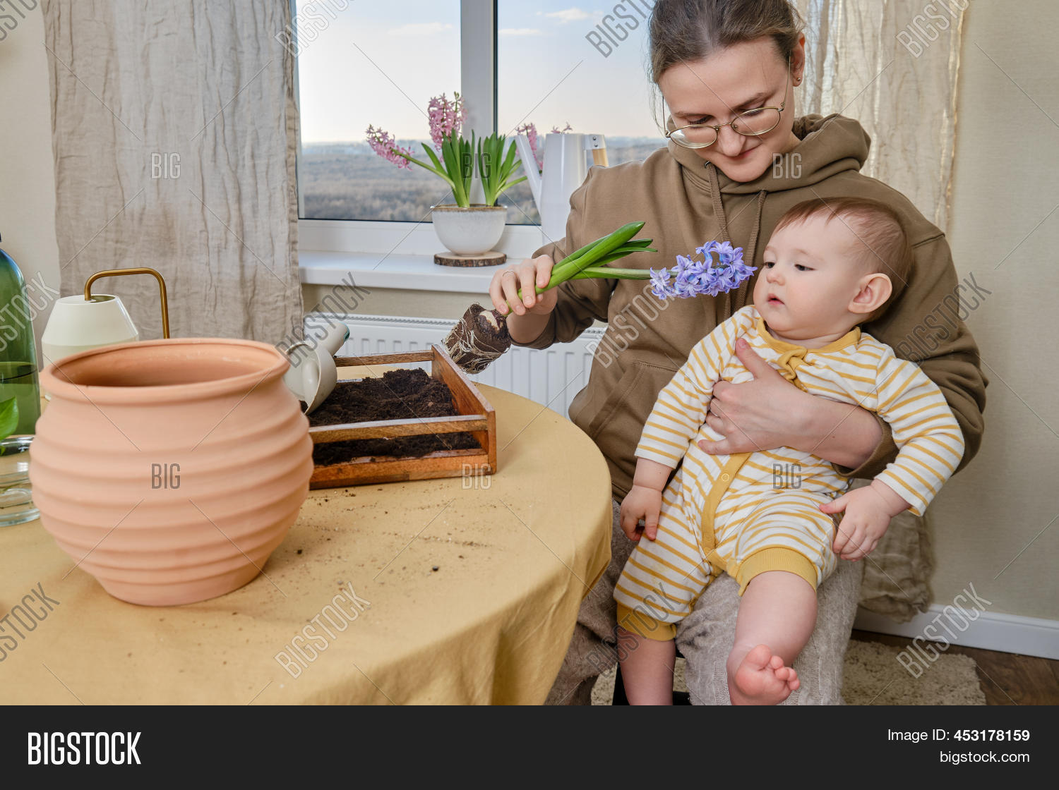 Mother Child Work Image & Photo (Free Trial) | Bigstock