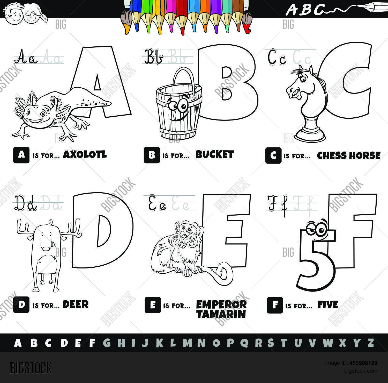 Black White Cartoon Vector & Photo (Free Trial) | Bigstock