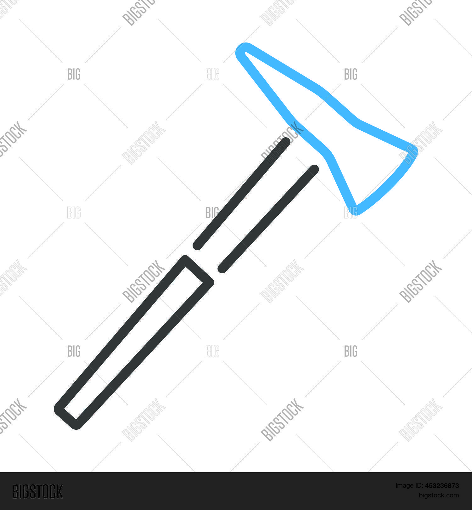 Fire Axe Icon. Vector & Photo (Free Trial) | Bigstock