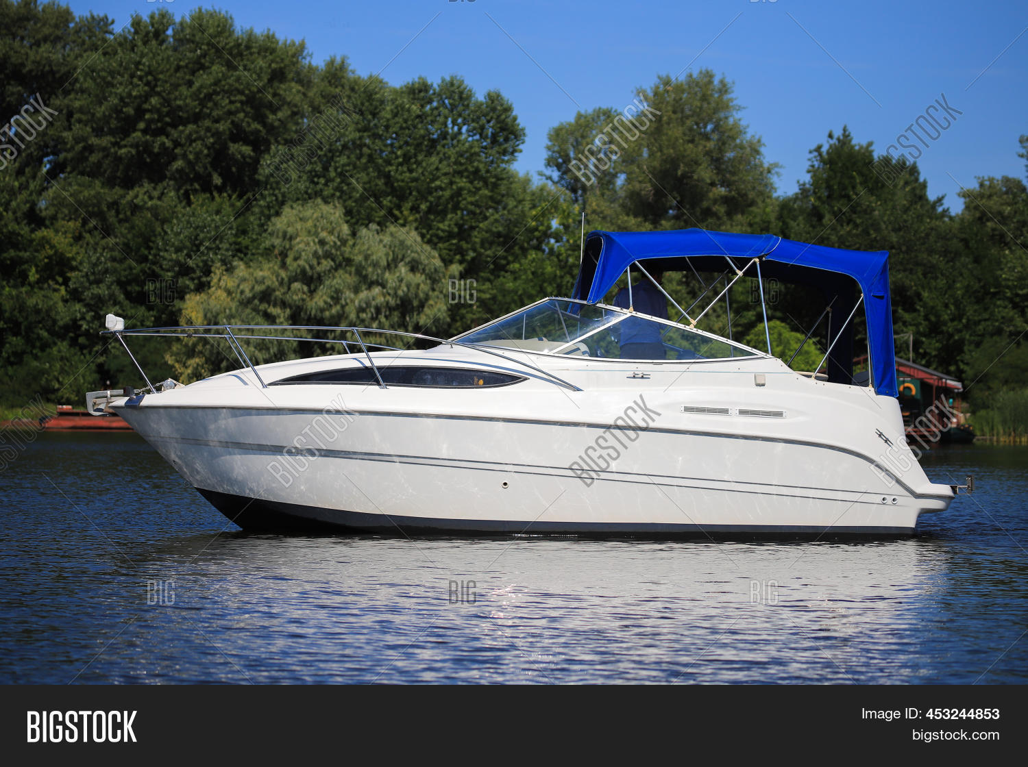 White Motorboat Image & Photo (Free Trial) | Bigstock