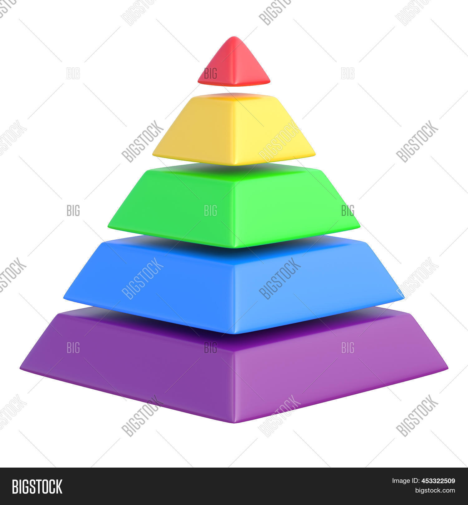 Color Layered Pyramid Image & Photo (Free Trial) | Bigstock