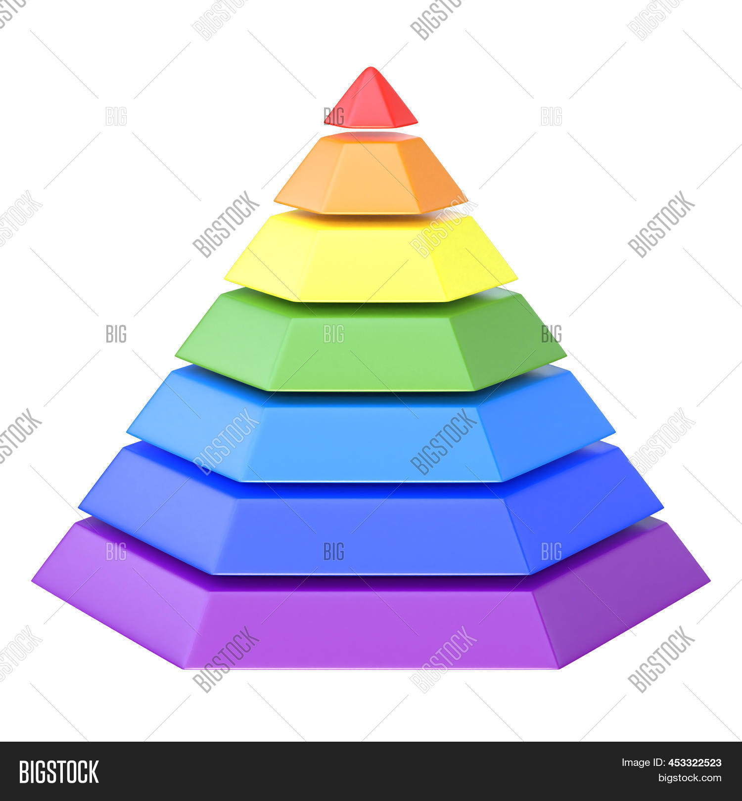 Color Layered Pyramid Image & Photo (Free Trial) | Bigstock