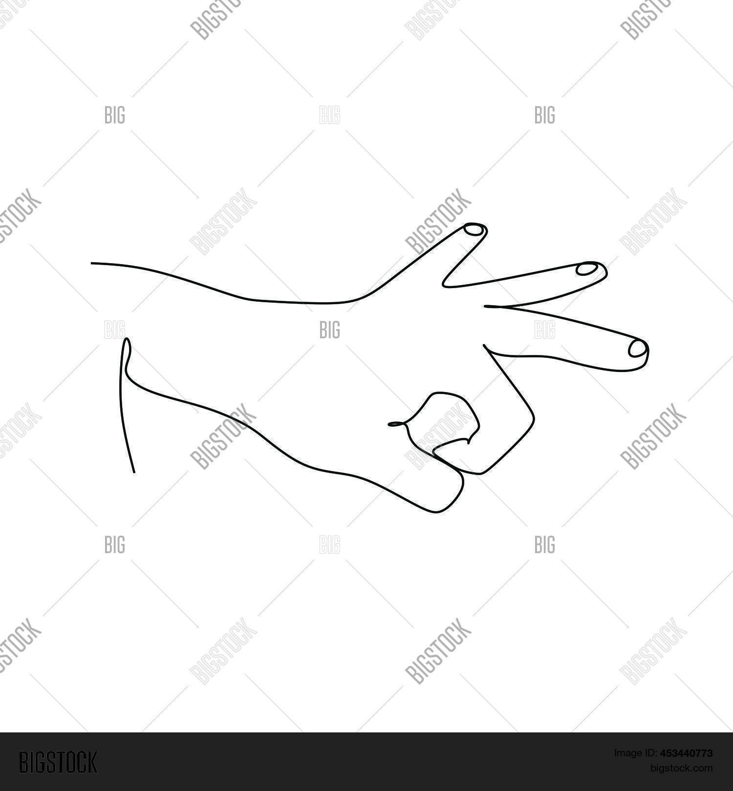 Flick Finger Vector & Photo (Free Trial) | Bigstock