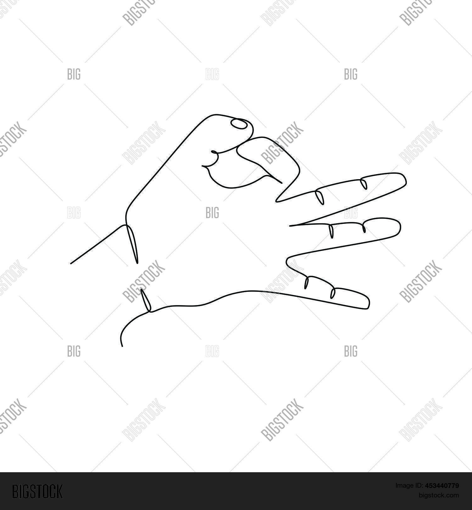 Flick Finger Vector & Photo (Free Trial) | Bigstock
