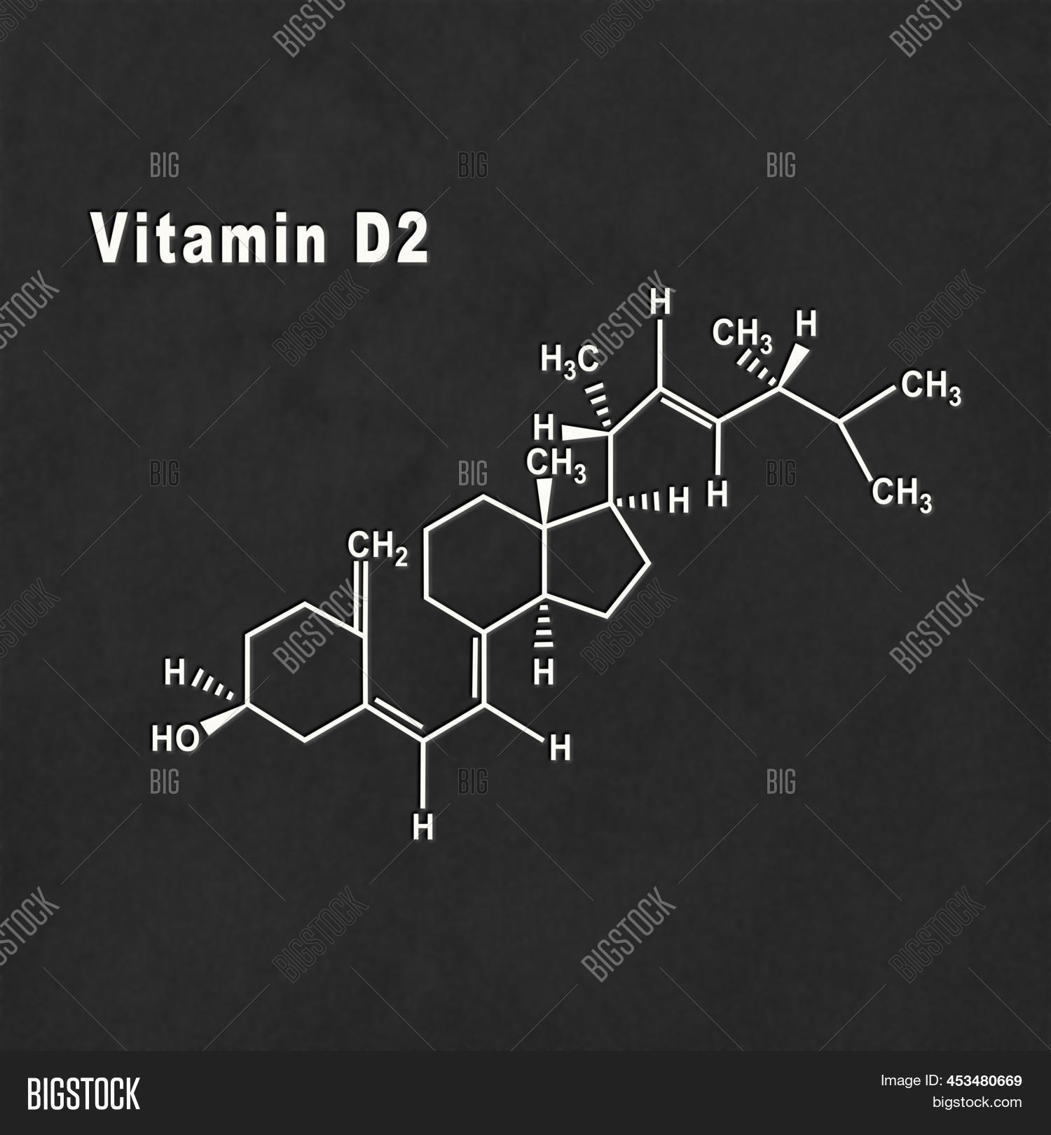 Vitamin D2, Structural Image & Photo (Free Trial) | Bigstock