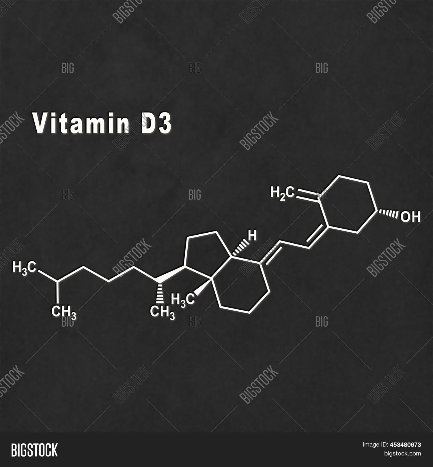 Vitamin D3, Structural Image & Photo (Free Trial) | Bigstock