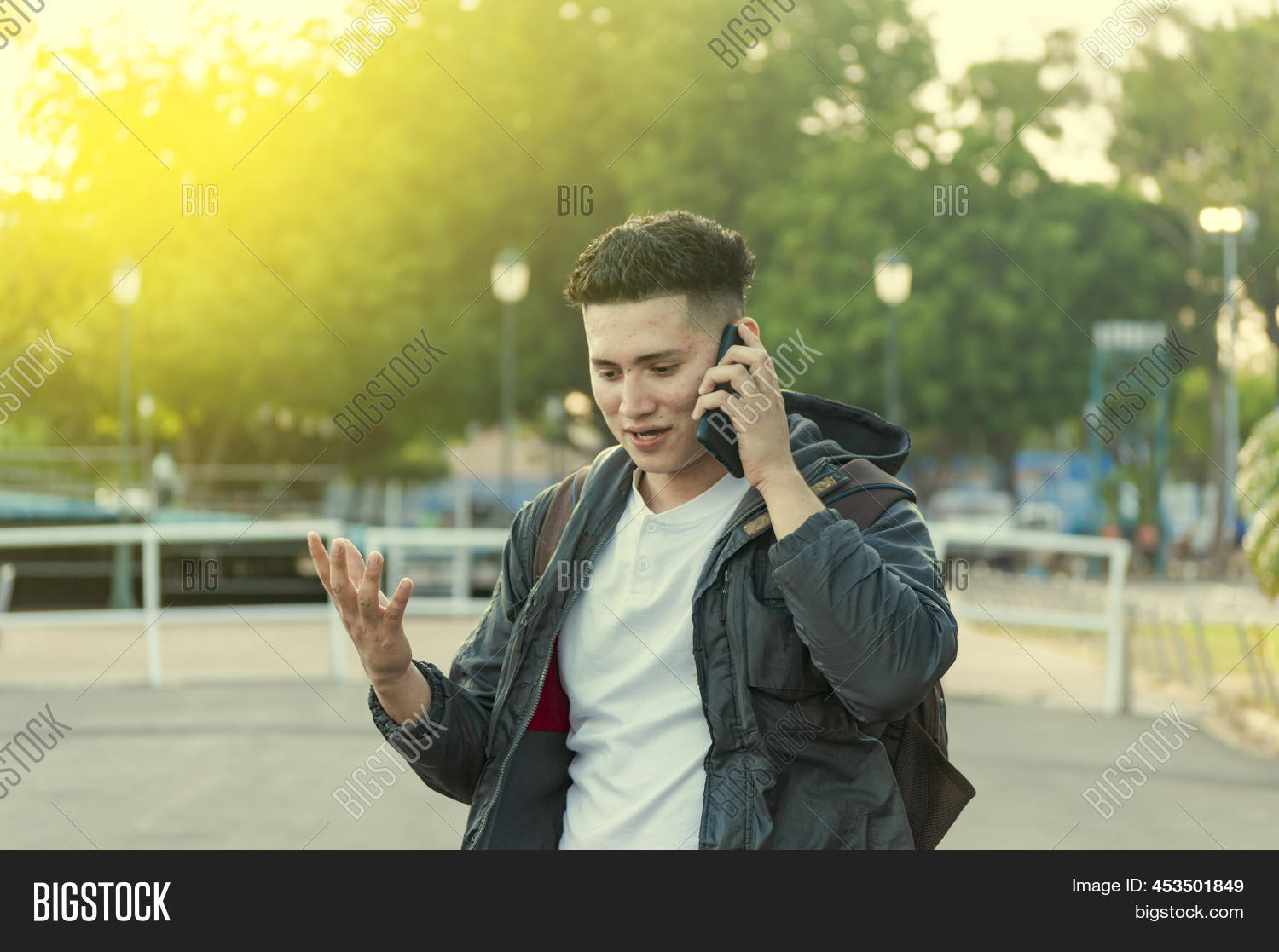 Man Calling On Phone, Image & Photo (Free Trial) | Bigstock
