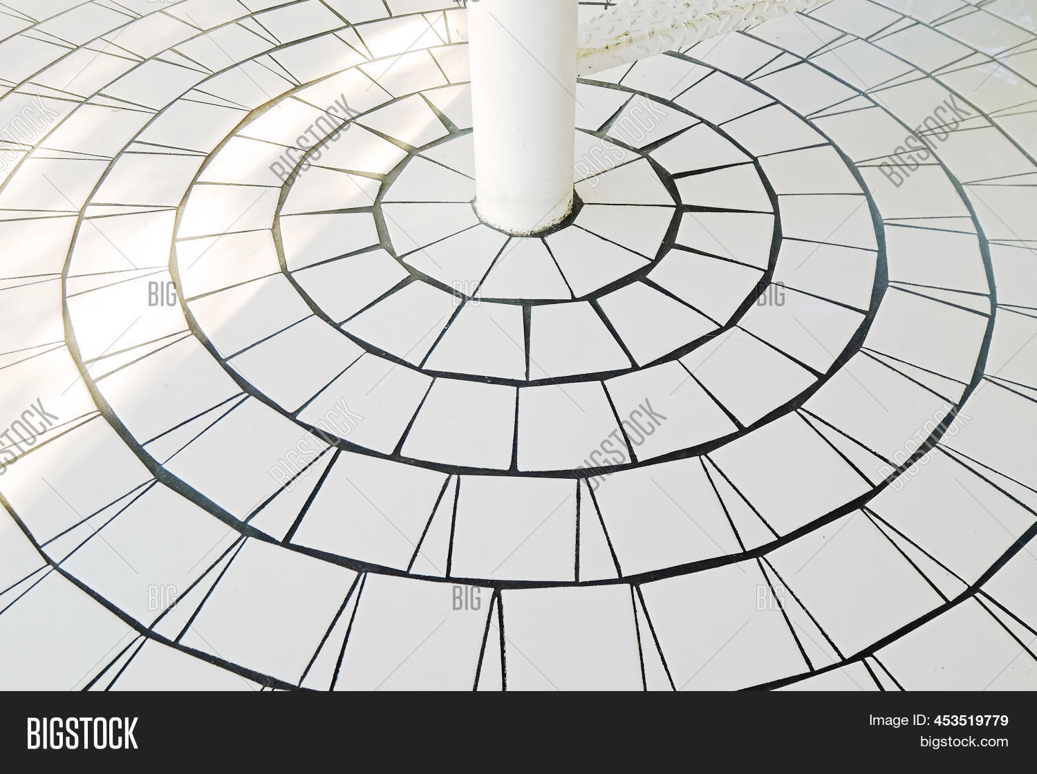 White Tiles Circle Image & Photo (Free Trial) | Bigstock