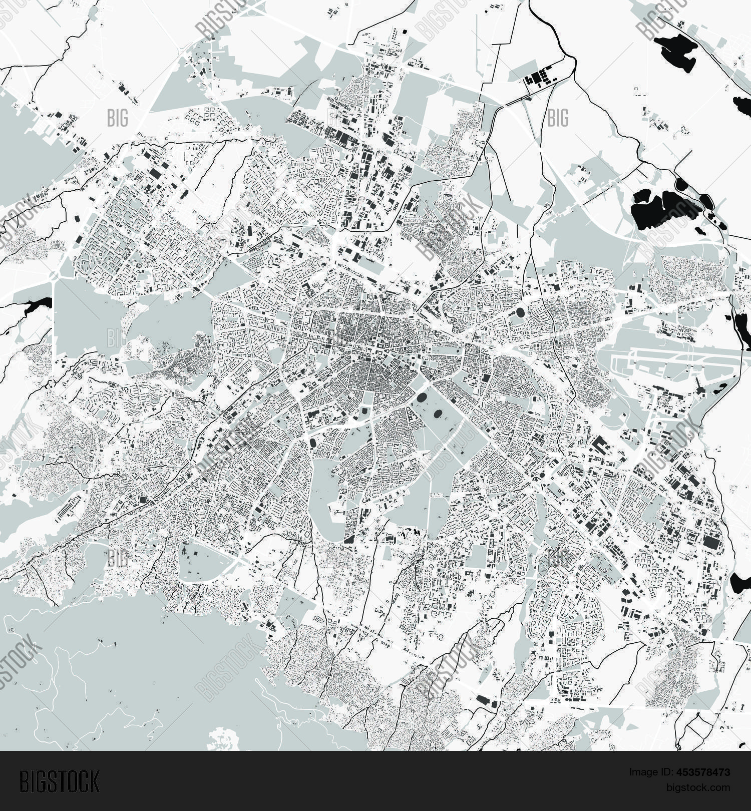 Urban City Map Sofia Vector & Photo (Free Trial) | Bigstock