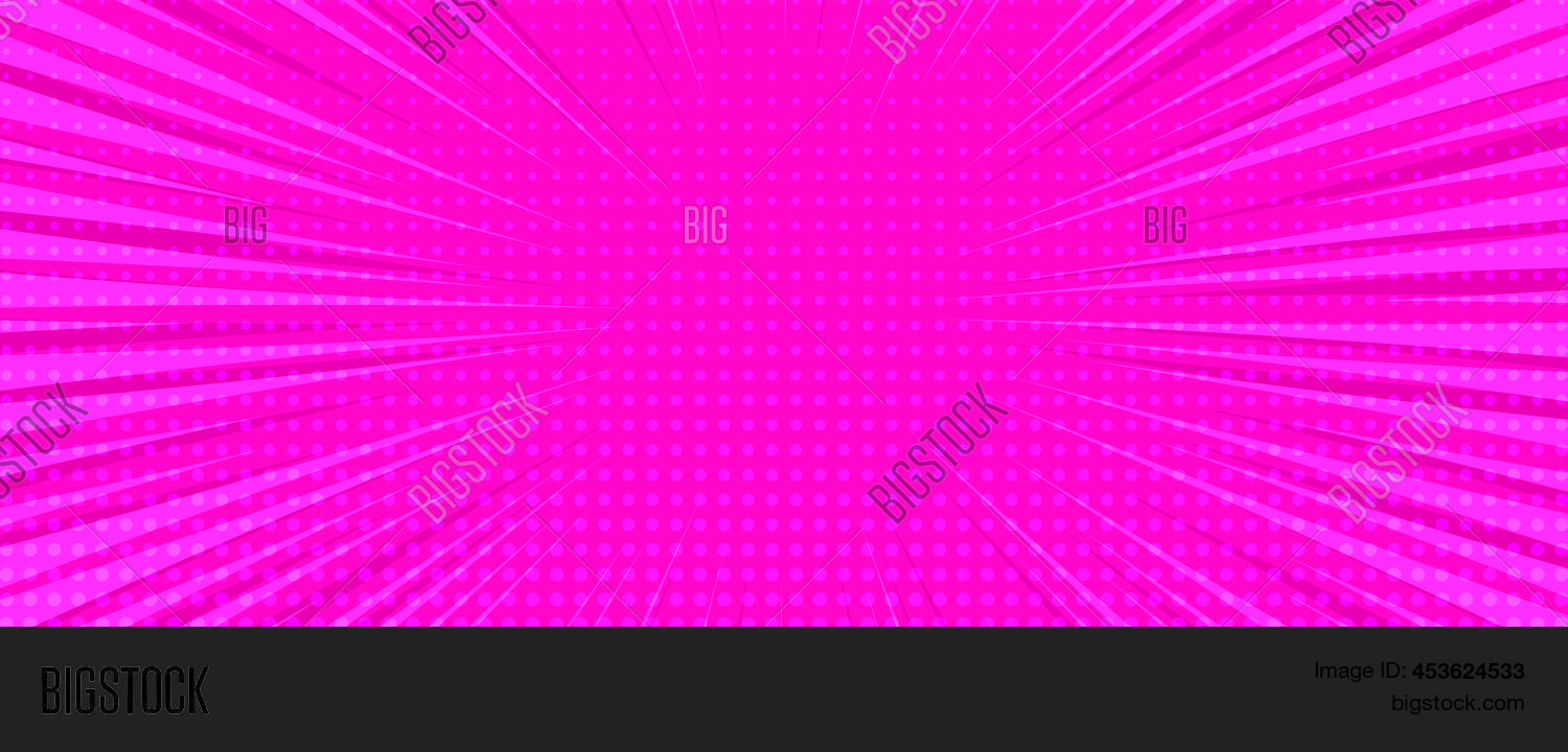 Pink Comic Book Page Vector & Photo (Free Trial) | Bigstock