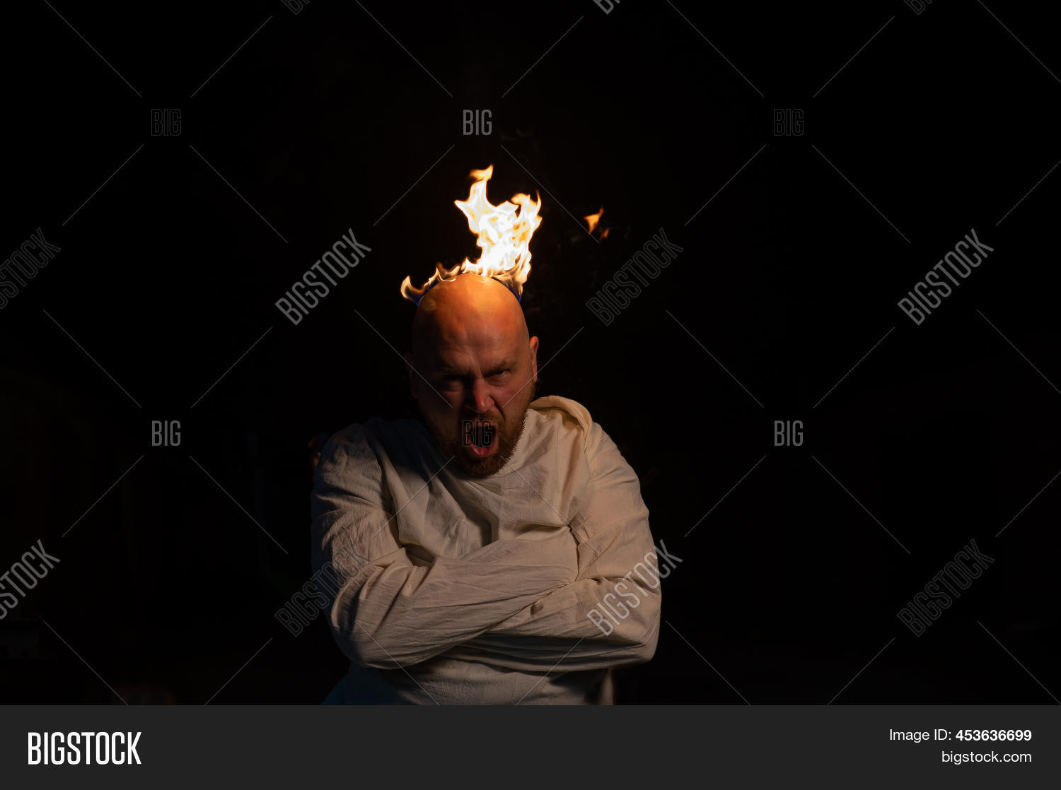 Bald Man Straitjacket Image & Photo (Free Trial) | Bigstock